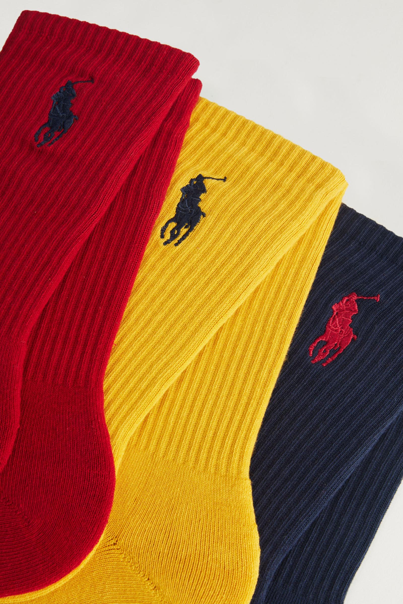 Polo Ralph Lauren Classic Embroidered Logo Crew Sock 3-Pack | Urban ...