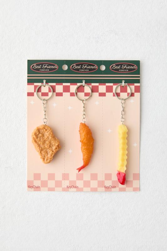 BFF Fried Food Keychain Set | Urban Outfitters Japan - Clothing, Music ...