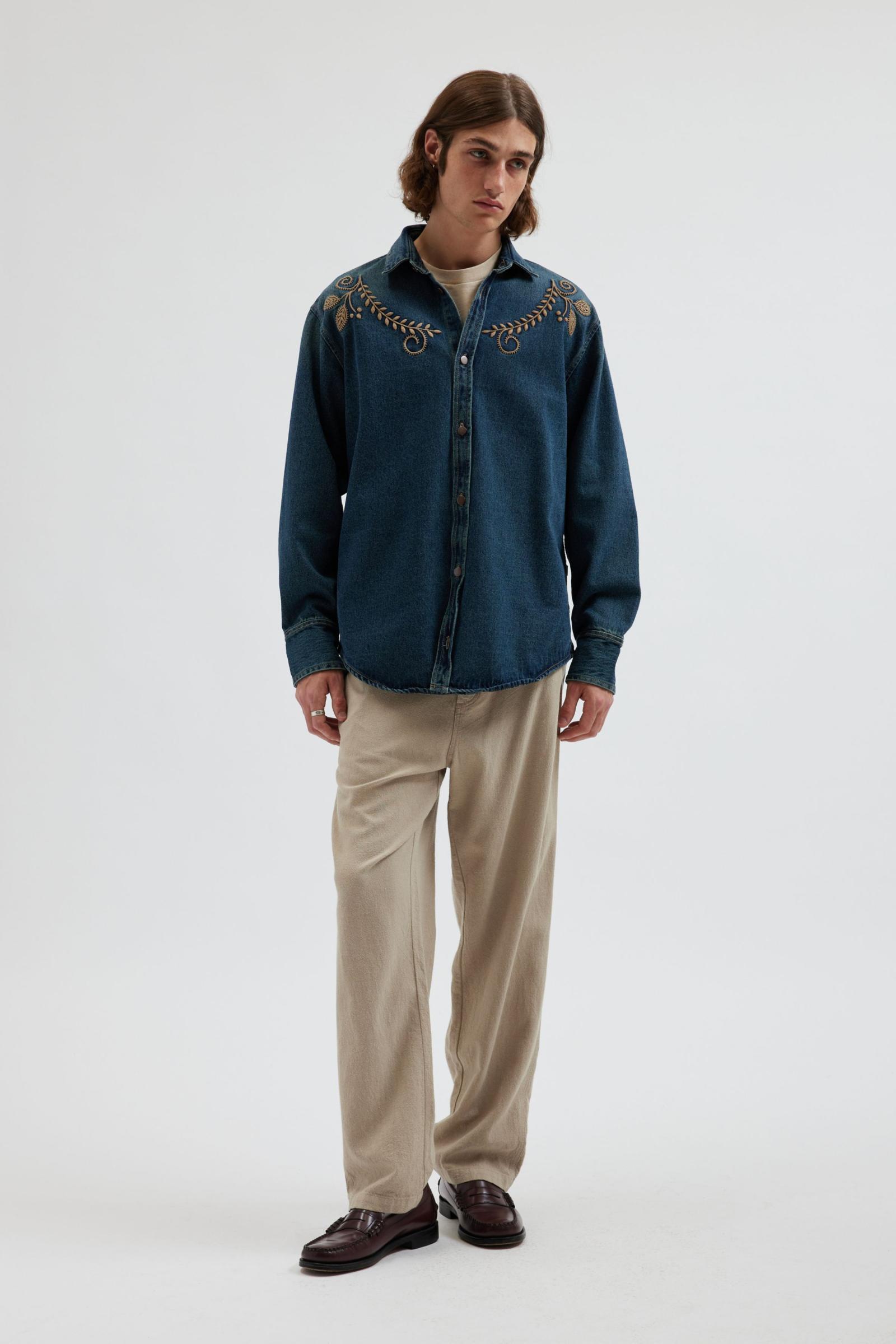 David Catalán Alma Denim Overshirt | Urban Outfitters Australia ...