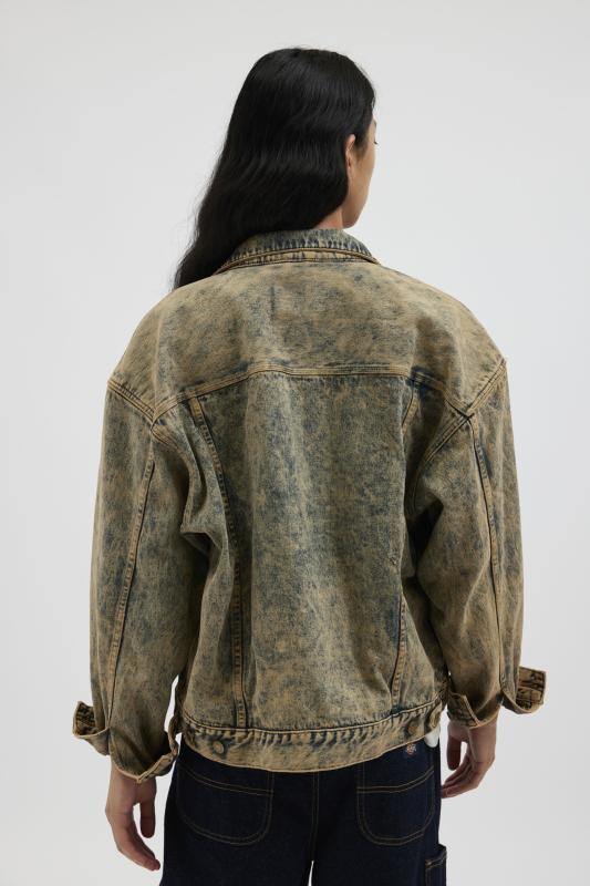 Urban Renewal Remade Dirty Denim Jacket | Urban Outfitters Singapore ...