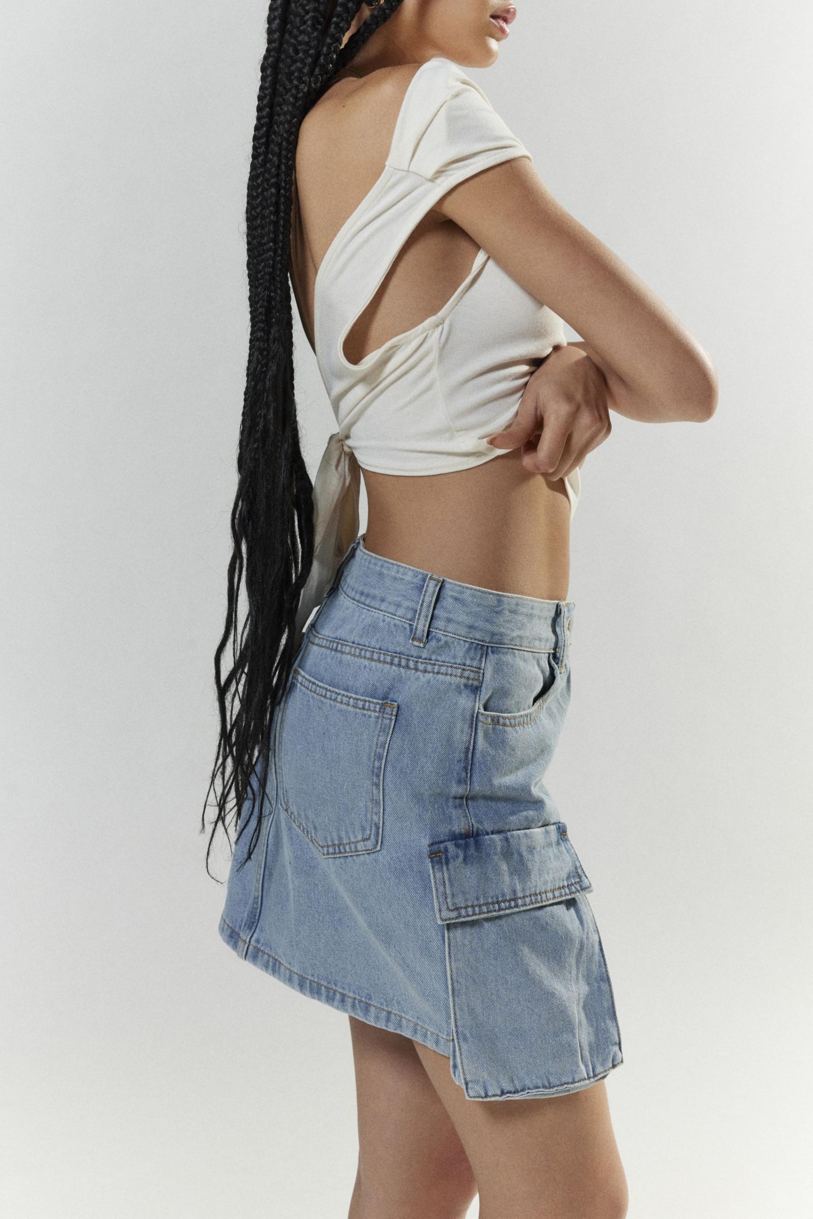 Rare London Denim Cargo Mini Skirt | Urban Outfitters Singapore ...