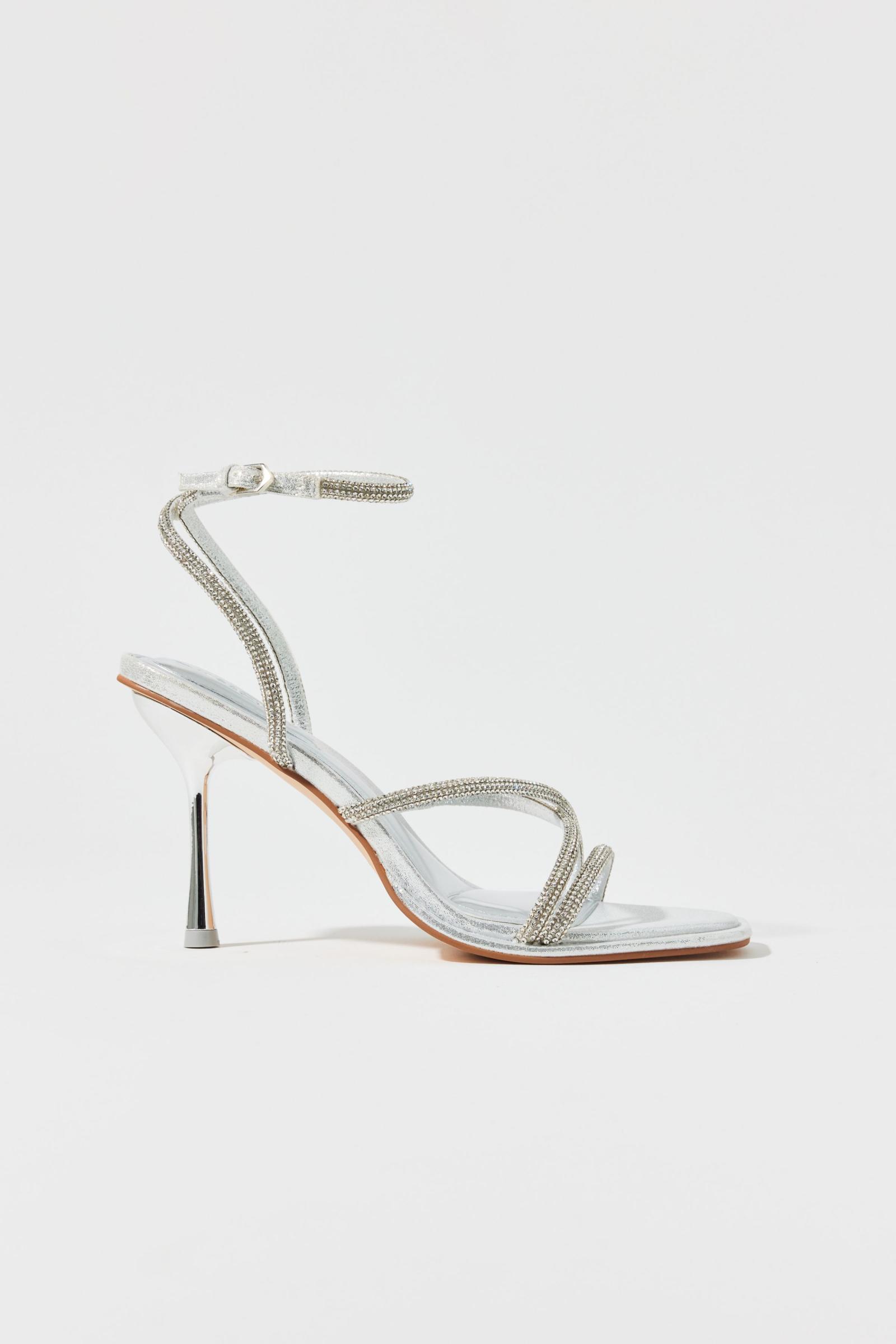 D’Amelio Footwear Dalilah Rhinestone Strappy Sandal | Urban Outfitters ...