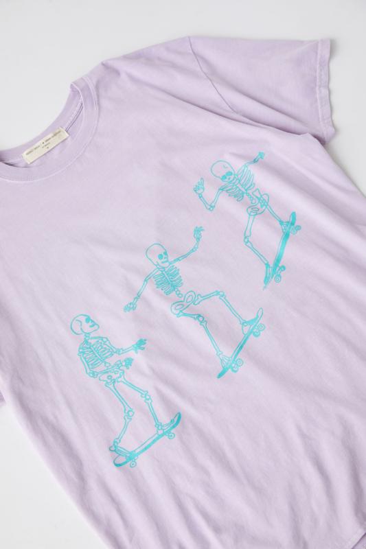 Project Social T Skateboard Skeletons Graphic Tee | Urban Outfitters México