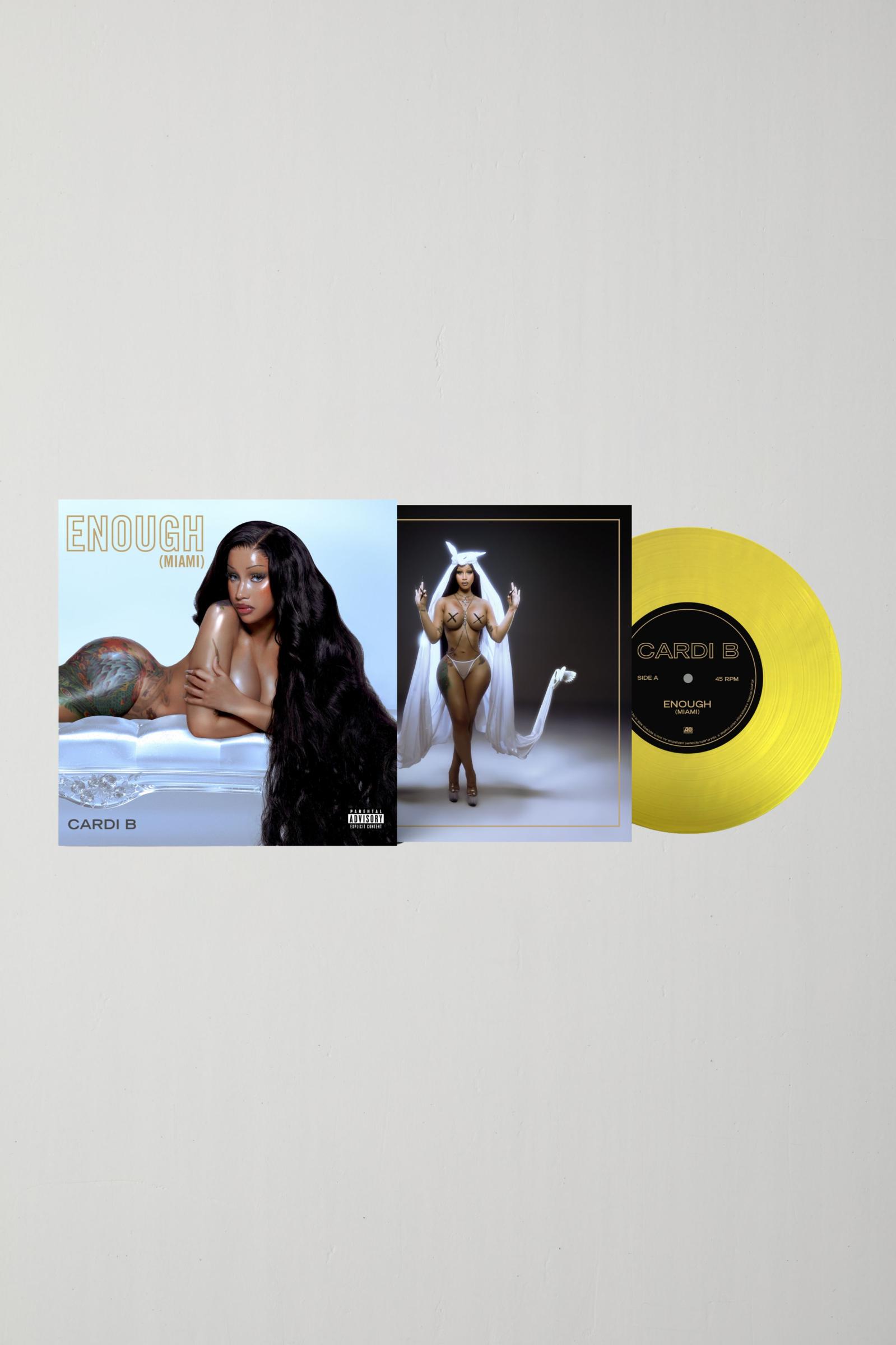 Cardi B - Enough (Miami) Limited 7-Inch Single LP | Urban Outfitters Japan - Clothing, Music ...