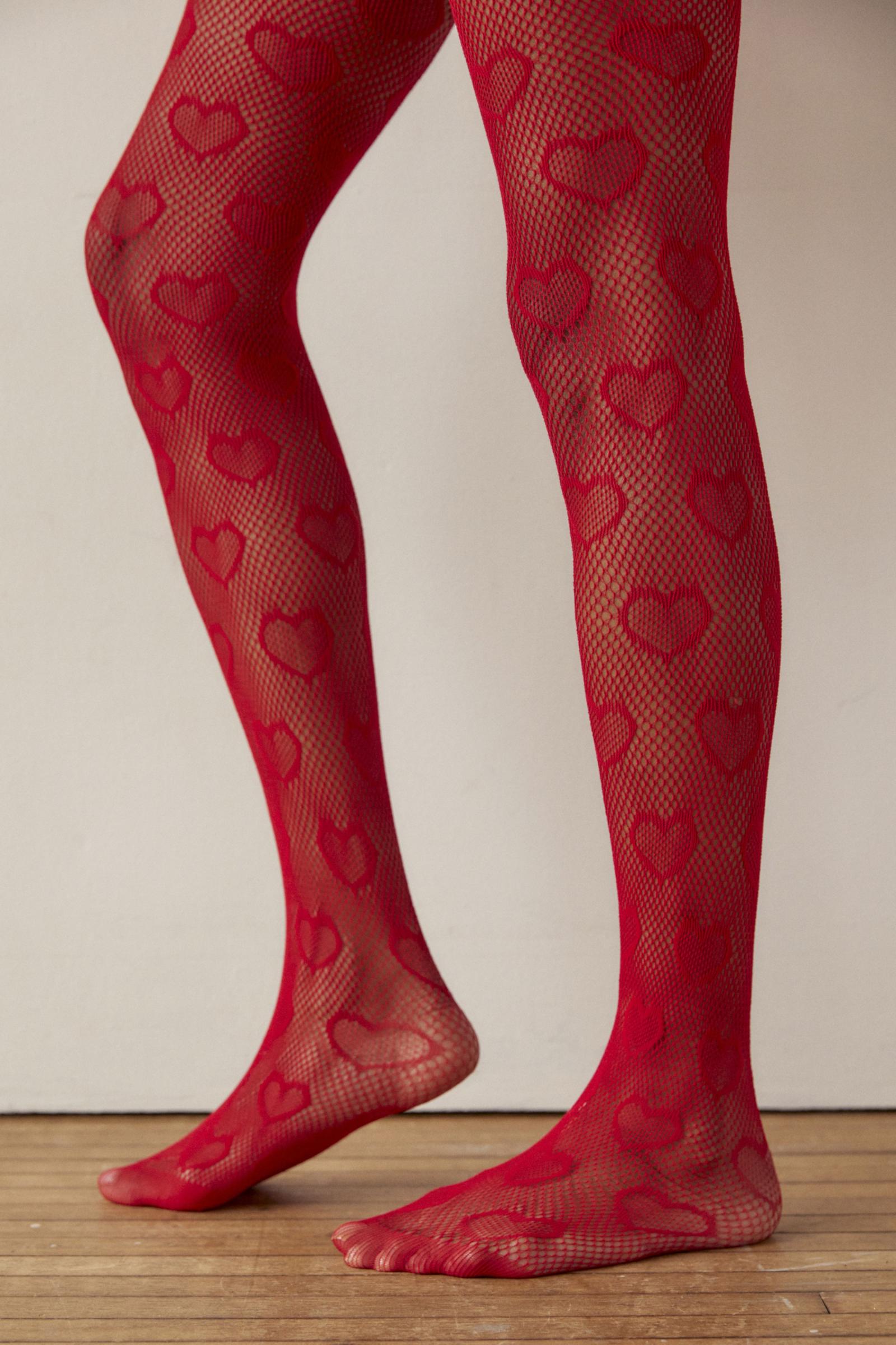 UO Heart Mesh Tights | Urban Outfitters Australia - Clothing, Music ...
