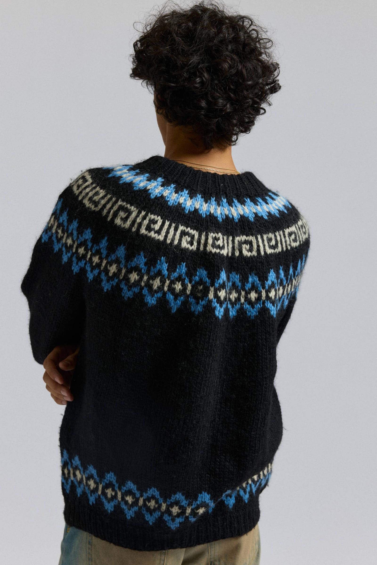 Urban Renewal Vintage Mountain Patterned Crew Neck Sweater | Urban ...