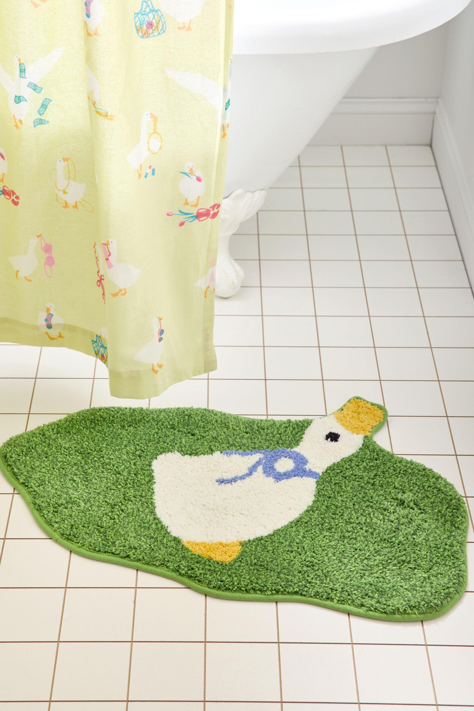 Cheeky Goose Shape Tufted Bath Mat | Urban Outfitters Korea - Clothing ...