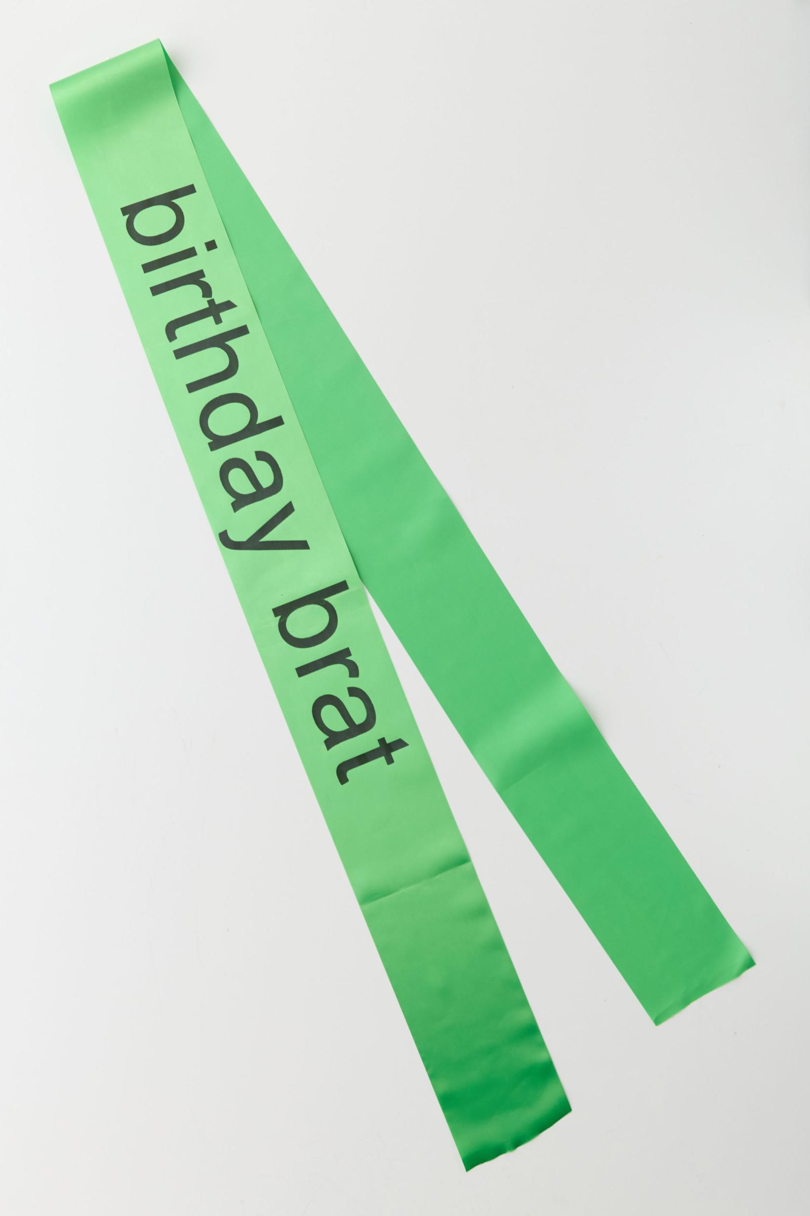 Bratty Satin Birthday Sash | Urban Outfitters Japan - Clothing, Music ...