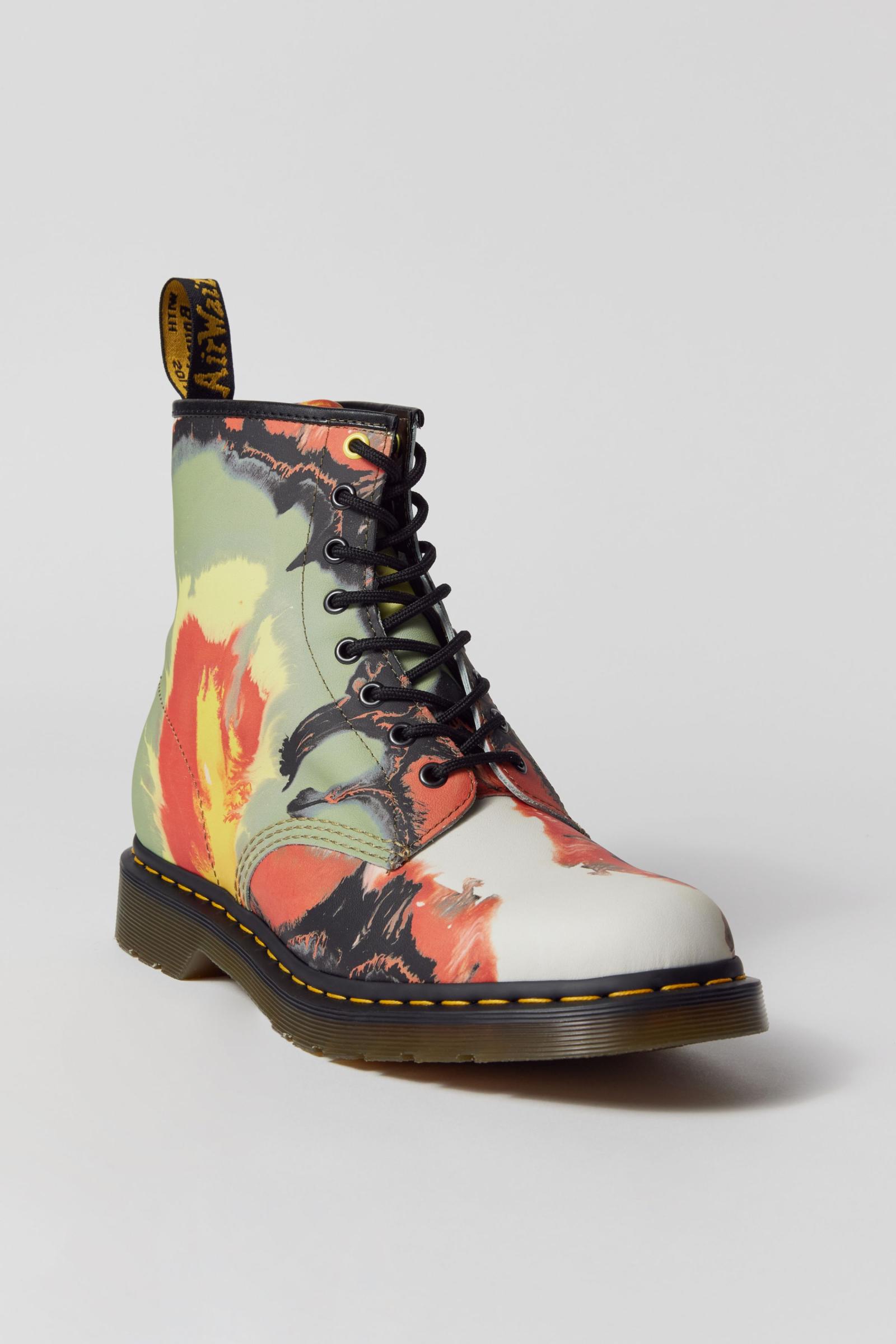 Dr. Martens 1460 Tate Volcanic Flare Boot | Urban Outfitters Singapore ...